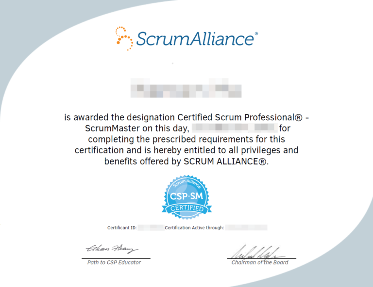 专家级Scrum Master(CSP-SM)认证内训 - Scrum中文网