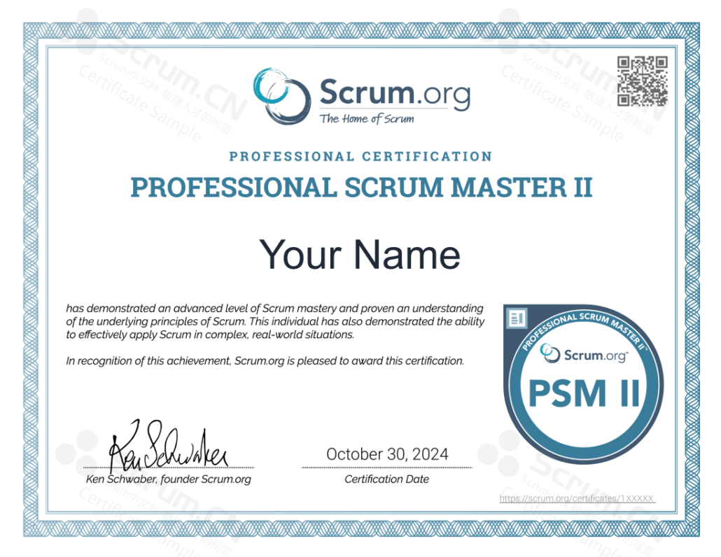 专业Scrum Master (PSM II) 认证辅导班 - Scrum中文网